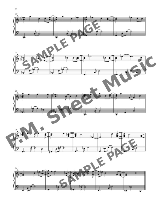 Tempted (Intermediate Piano) By Squeeze - F.M. Sheet Music - Pop Arrangements by Jennifer Eklund